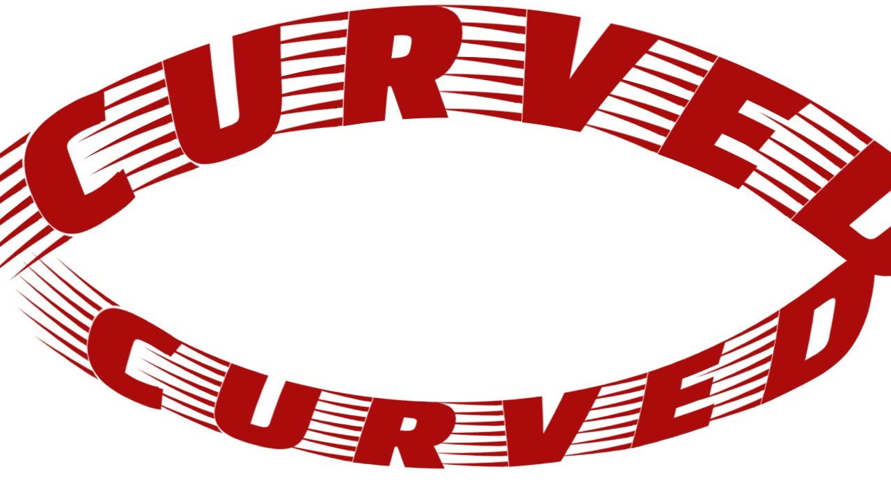 How to make curved text in photopea - YouTube