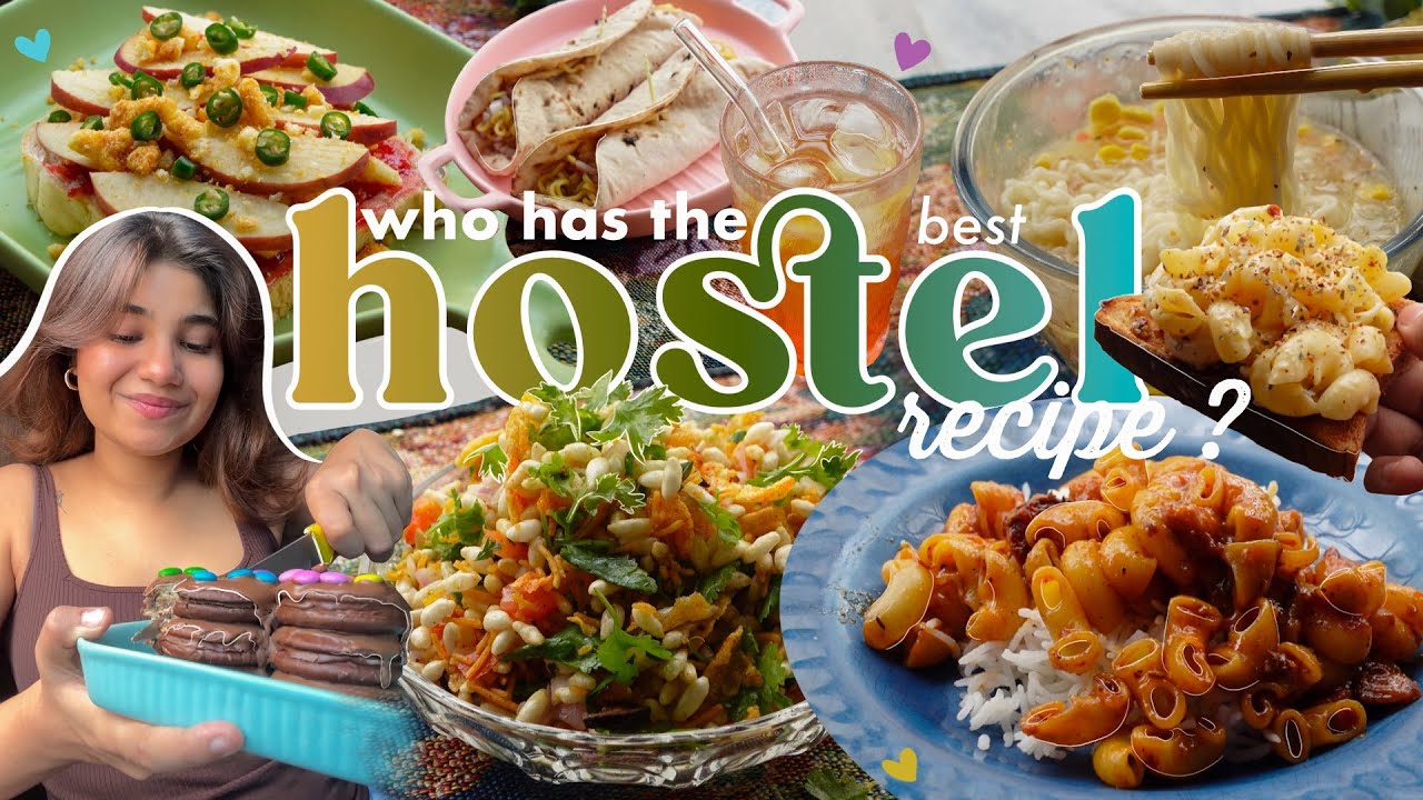 i rated your hostel recipes to find the best one 👑 - YouTube