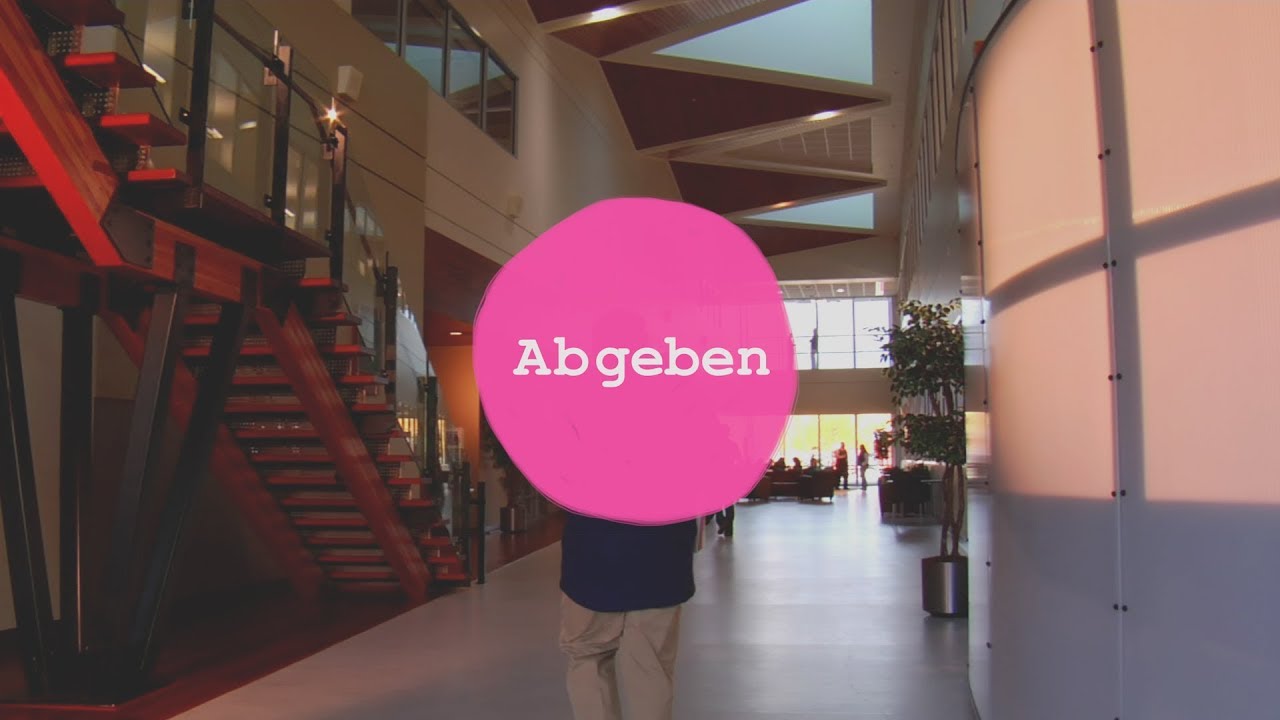 3-الافعال في اللغة الالمانية (شرح تفصيلي) Das Verb abgeben - YouTube
