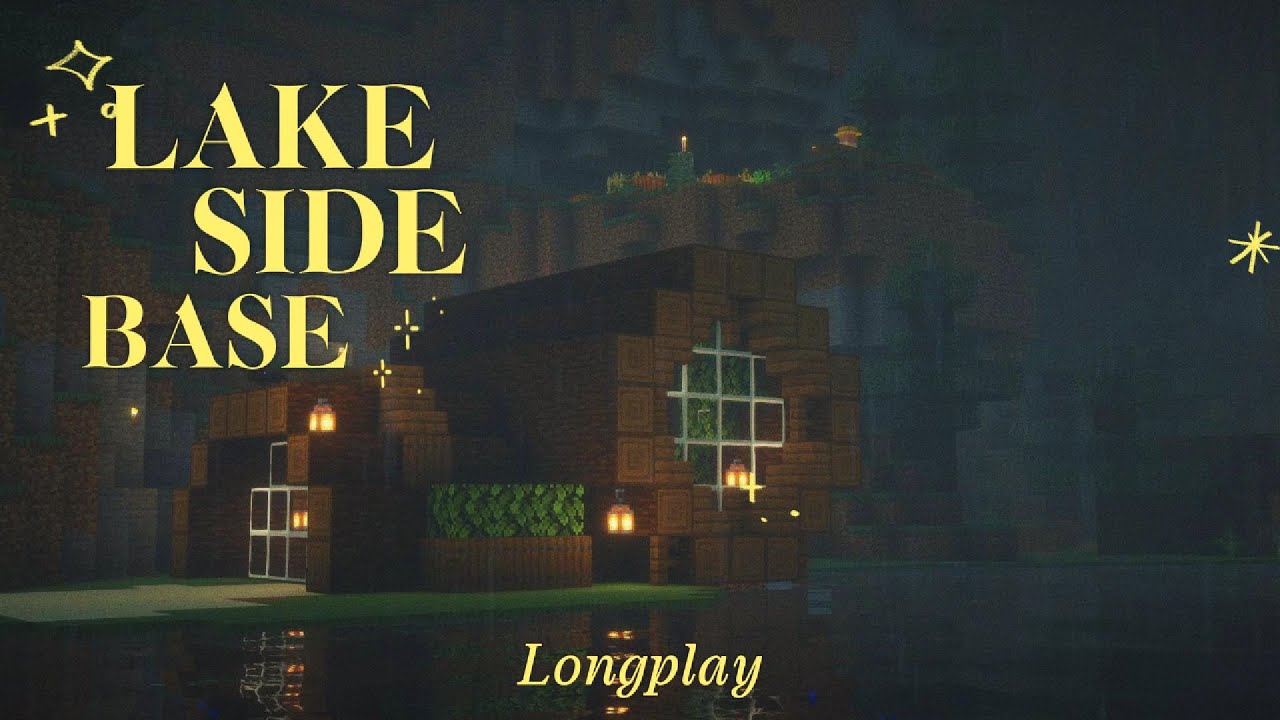 Building a Cozy Starter Base by the Lake! Peaceful Minecraft Longplay ...