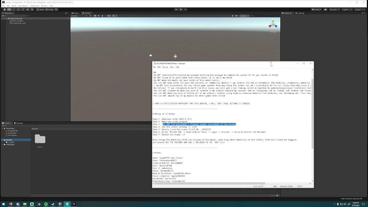 How to Upload a Vrchat avatar in Unity - YouTube
