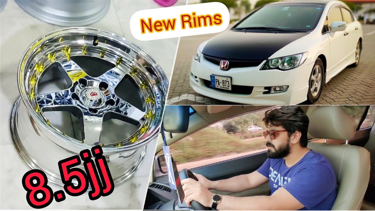 New Rims For my Car | Modifications 🤑 | 17inches for Civic Reborn | 🤩🤩💰 ...