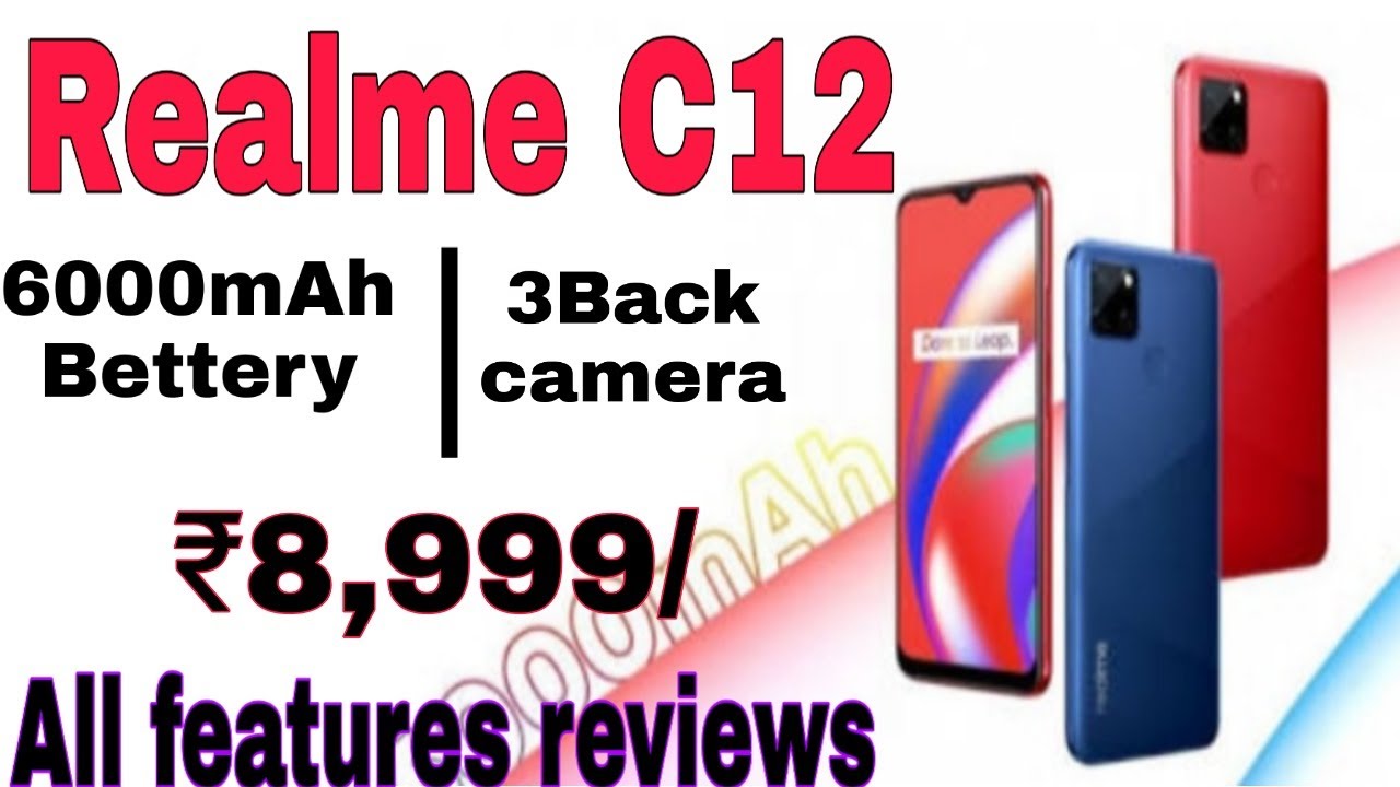 Realme C12 All features review and Best official specification look and ...