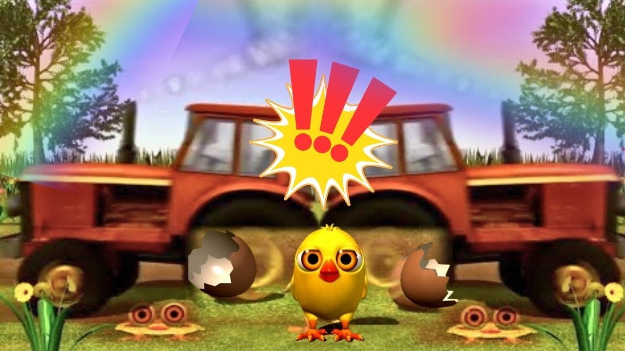 El POLLITO PIO CON UN TRACTOR EFECTOS ESPECIALES - YouTube