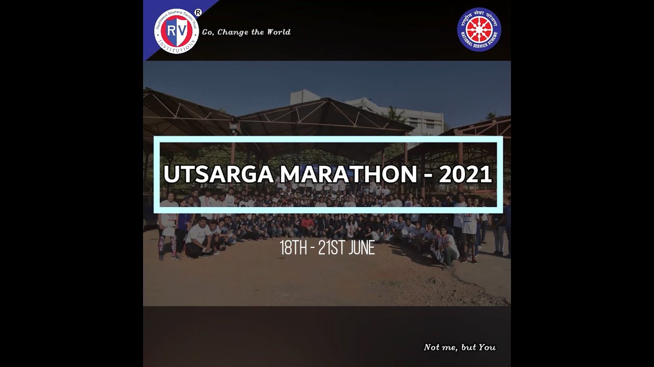 Utsarga Marathon 2021 | NSS RVCE - YouTube