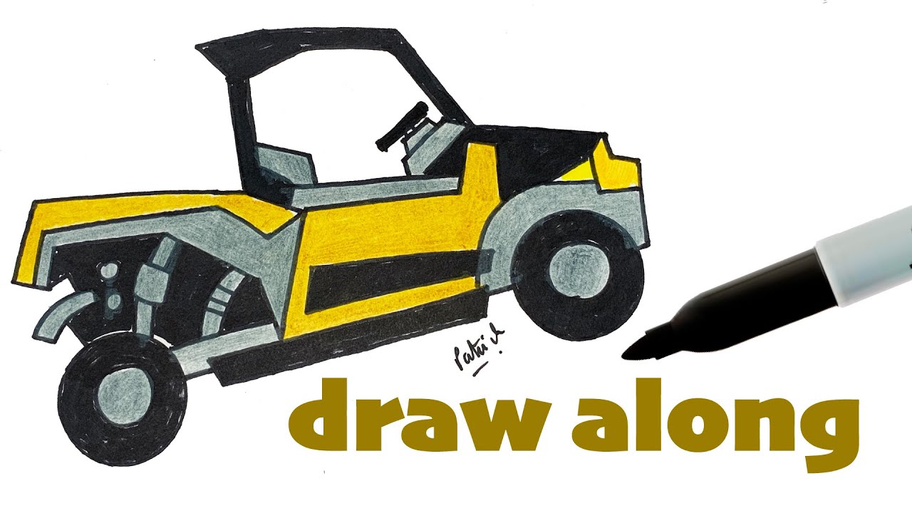 How to draw an ATV. #howtodraw #artforkids - YouTube