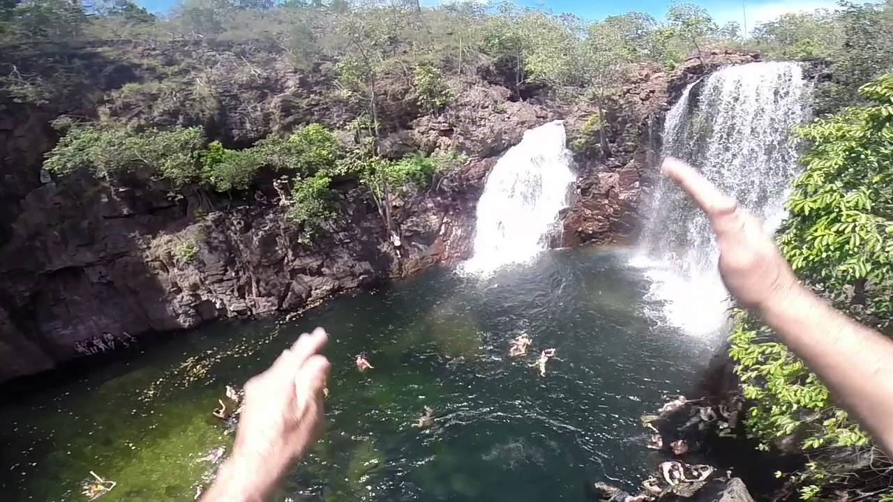Darwin Cliff Jumps Litchfield National Park - YouTube