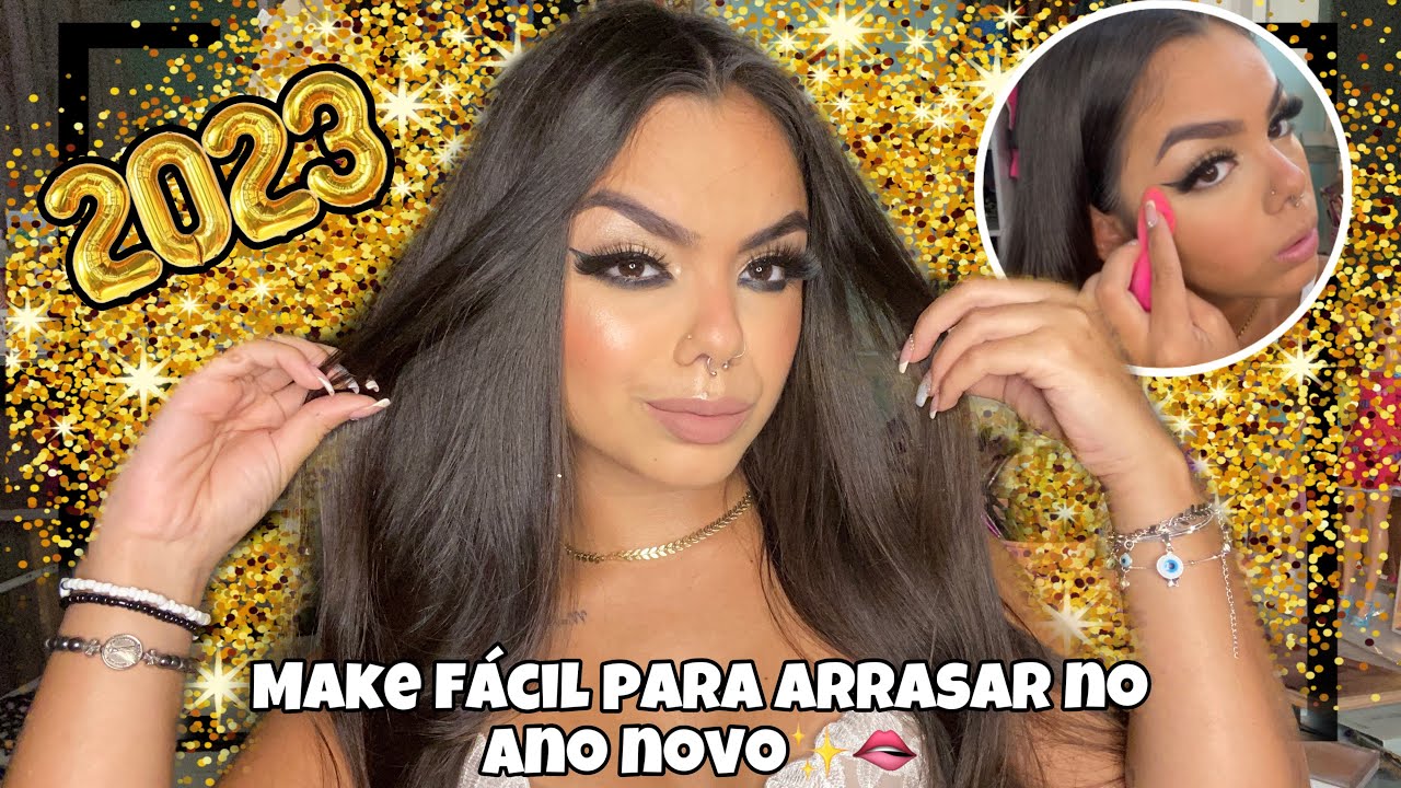 Make fácil para arrasar no ano novo ⚡️🫦 *MUITO FÁCIL* #tutorial # ...