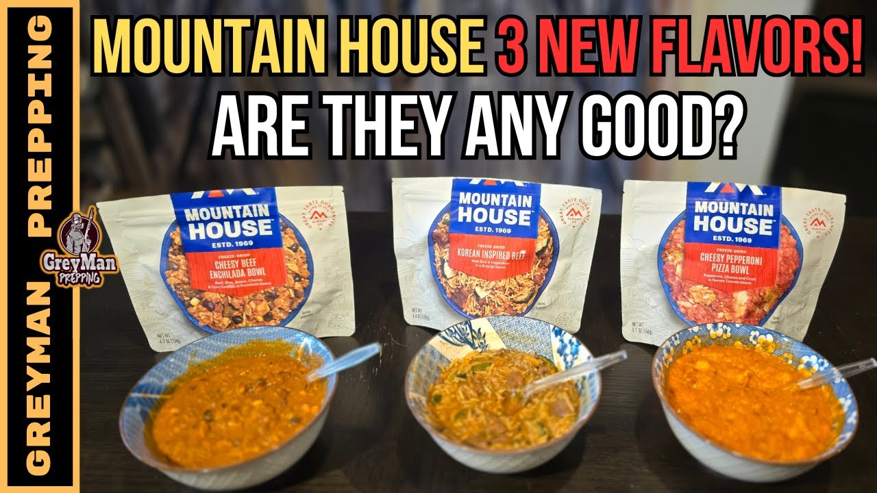 3 New Flavors From Mountain House! - YouTube