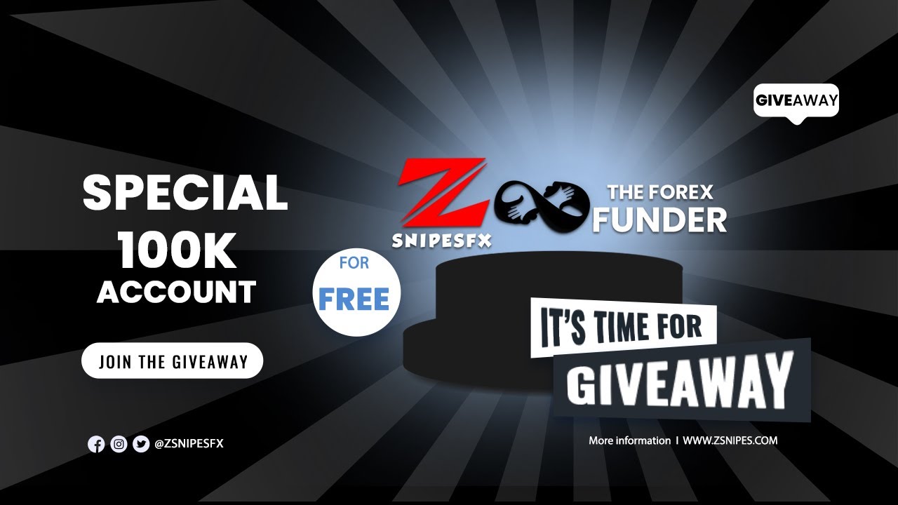 The Forex Funder ZSNIPES FX 100K Account Giveaway YouTube