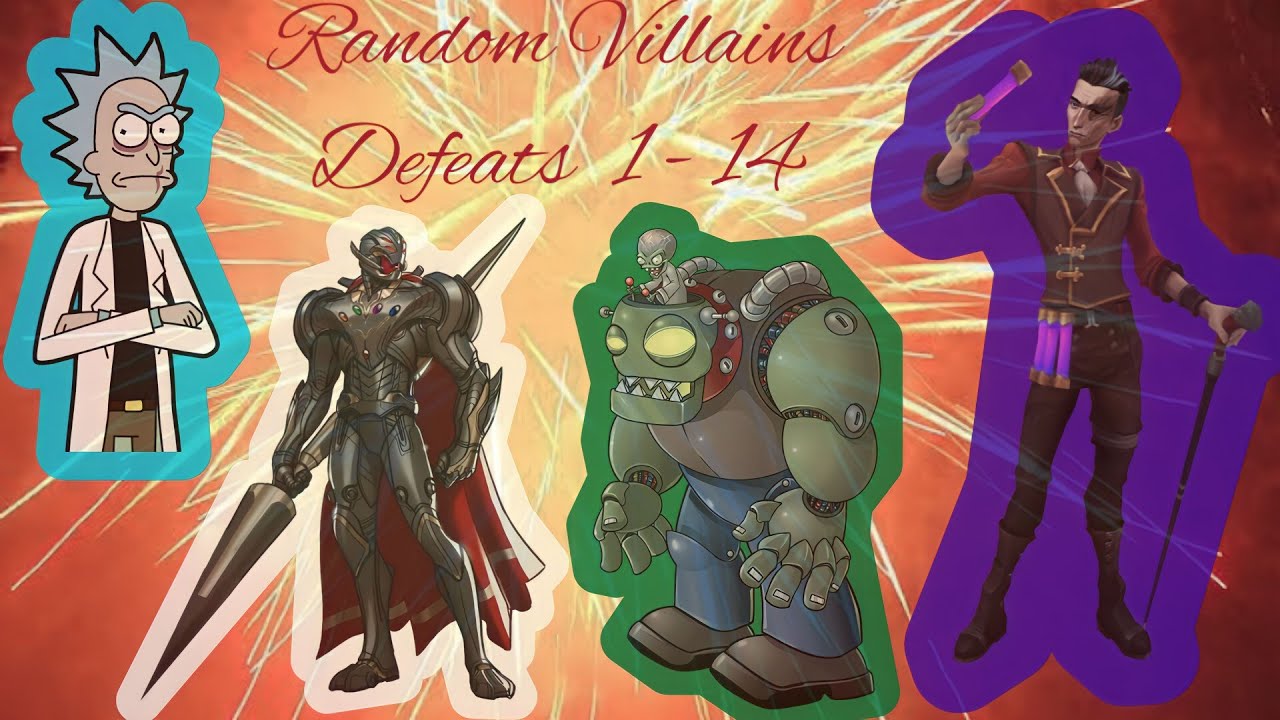 Random Villains Defeats(1-14 And Re-Upload) - YouTube