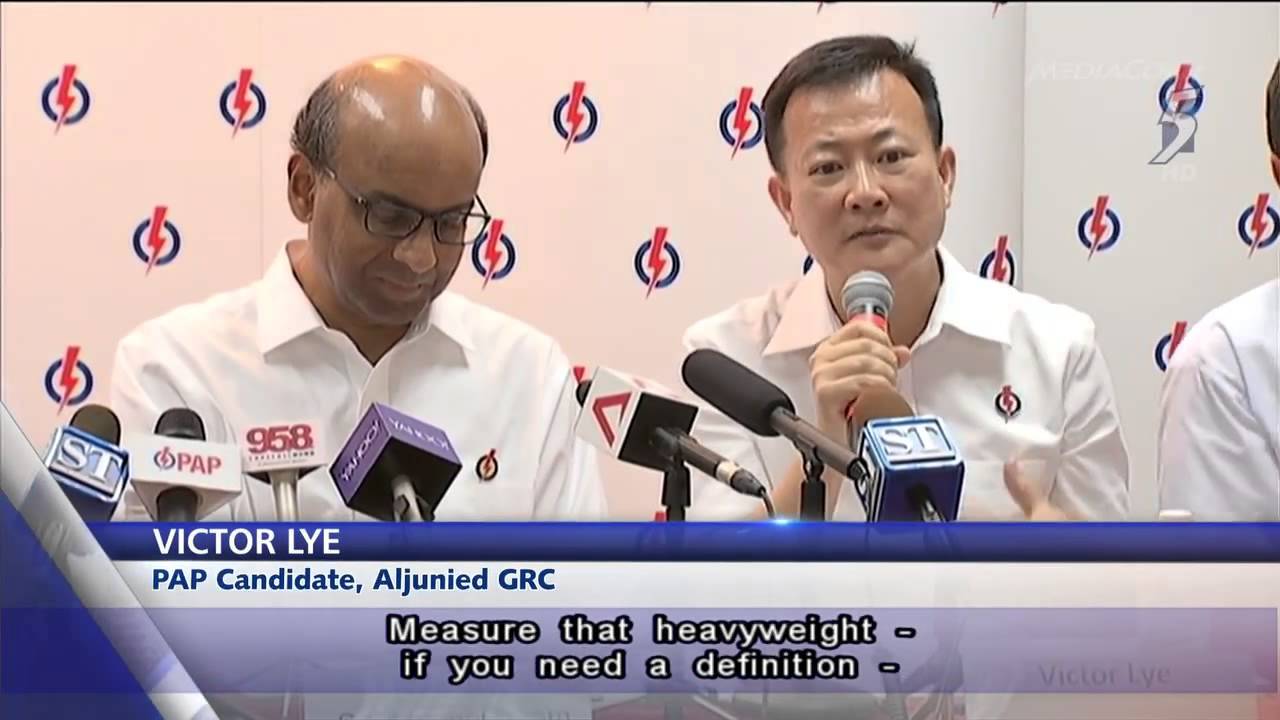 Victor Lye Why do you anoint WP Aljunied team as heavyweights 28Aug2015 ...