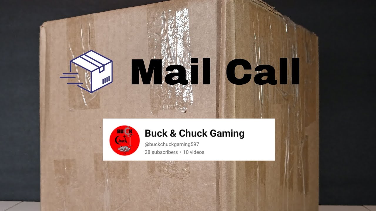 Mail call from our friend and fellow collector, Buck & Chuck Gaming ...