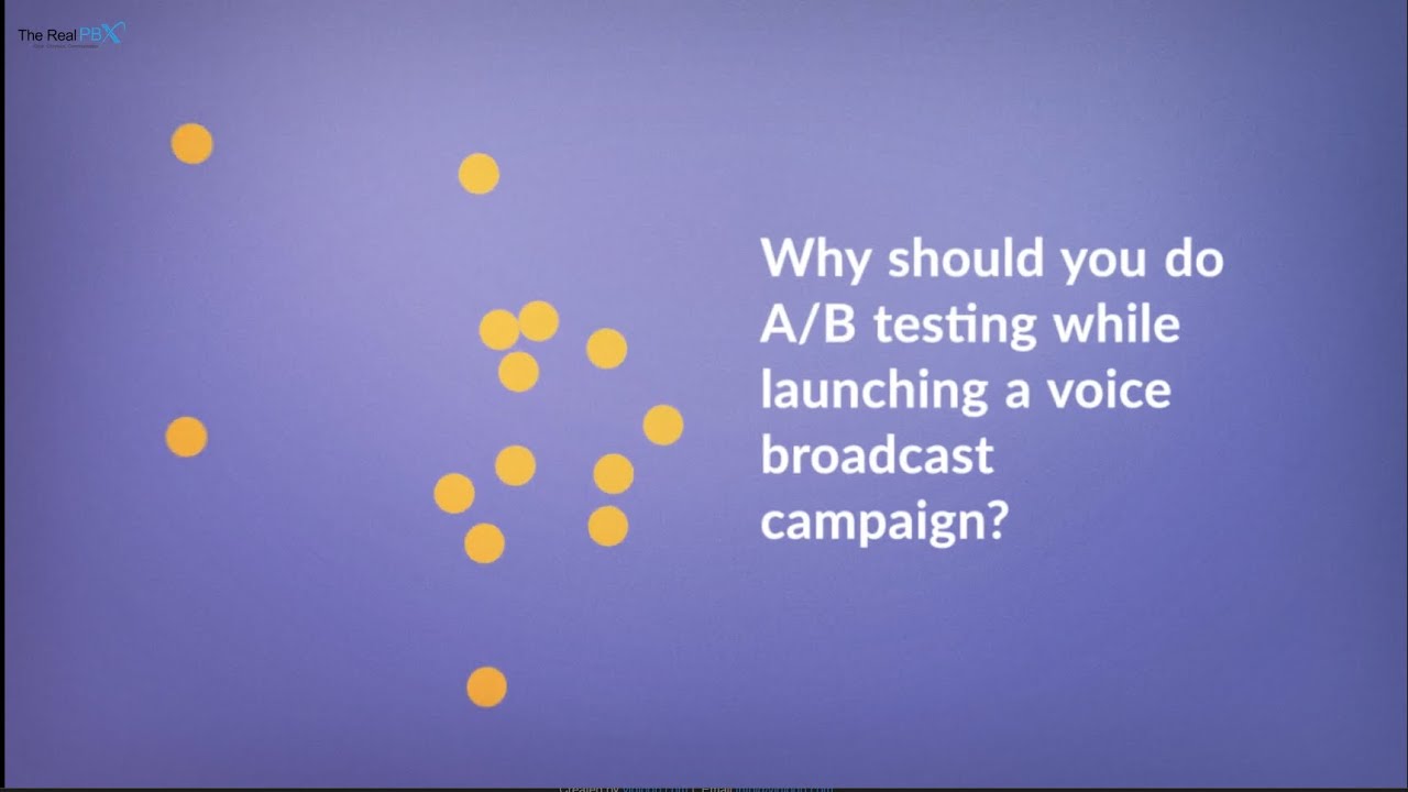 Why Should You Do A/B Testing While Launching A Voice Broadcast ...