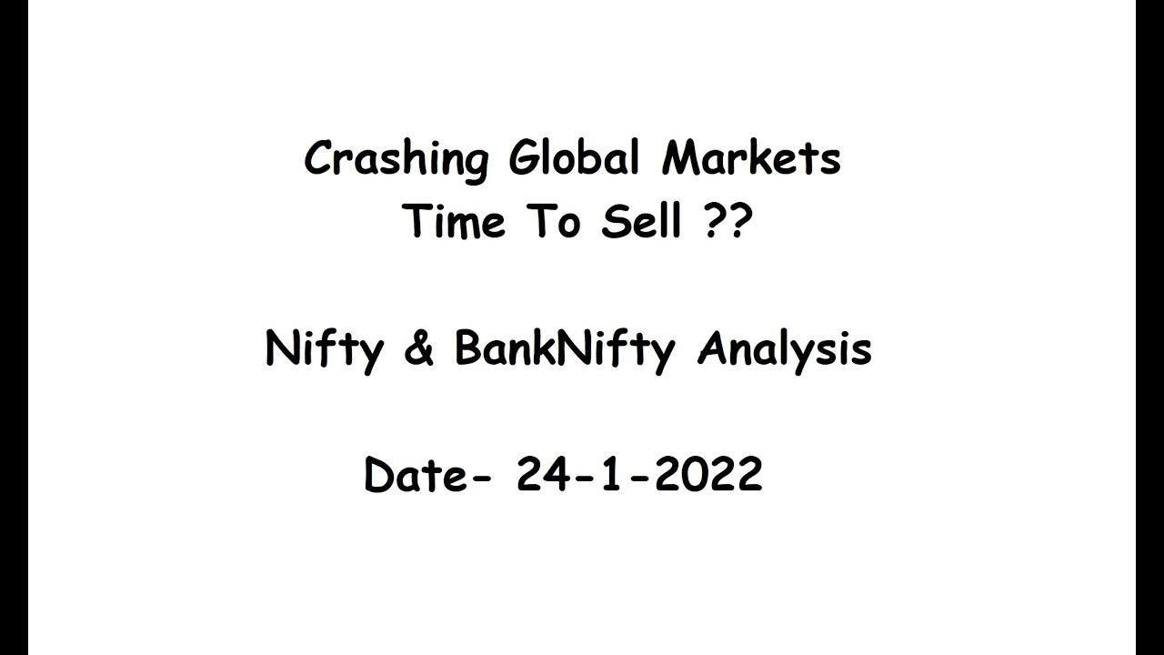 Nifty And Banknifty Weekly Analysis Date 24 1 2022 Youtube