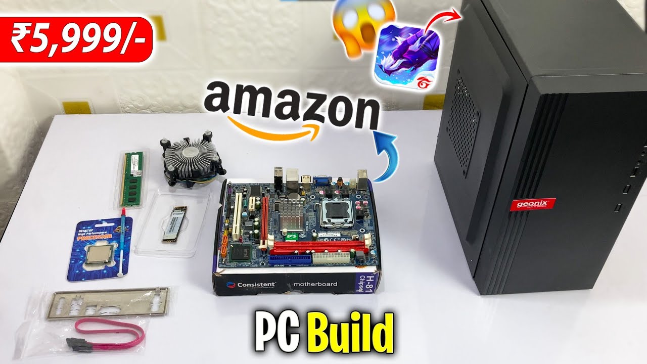I order all gaming pc parts from amazon under Rs 6k for Gaming | i5 4th ...