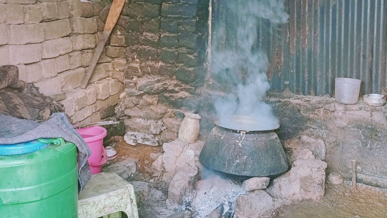 Making millet wine||nepali olcohol making||kodo ko raksi banaudai ...