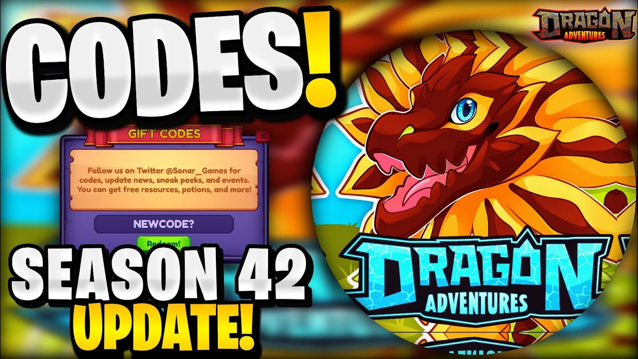 🤯*NEW?* All Working SEASON 42 UPDATE CODES FOR DRAGON ADVENTURES ...