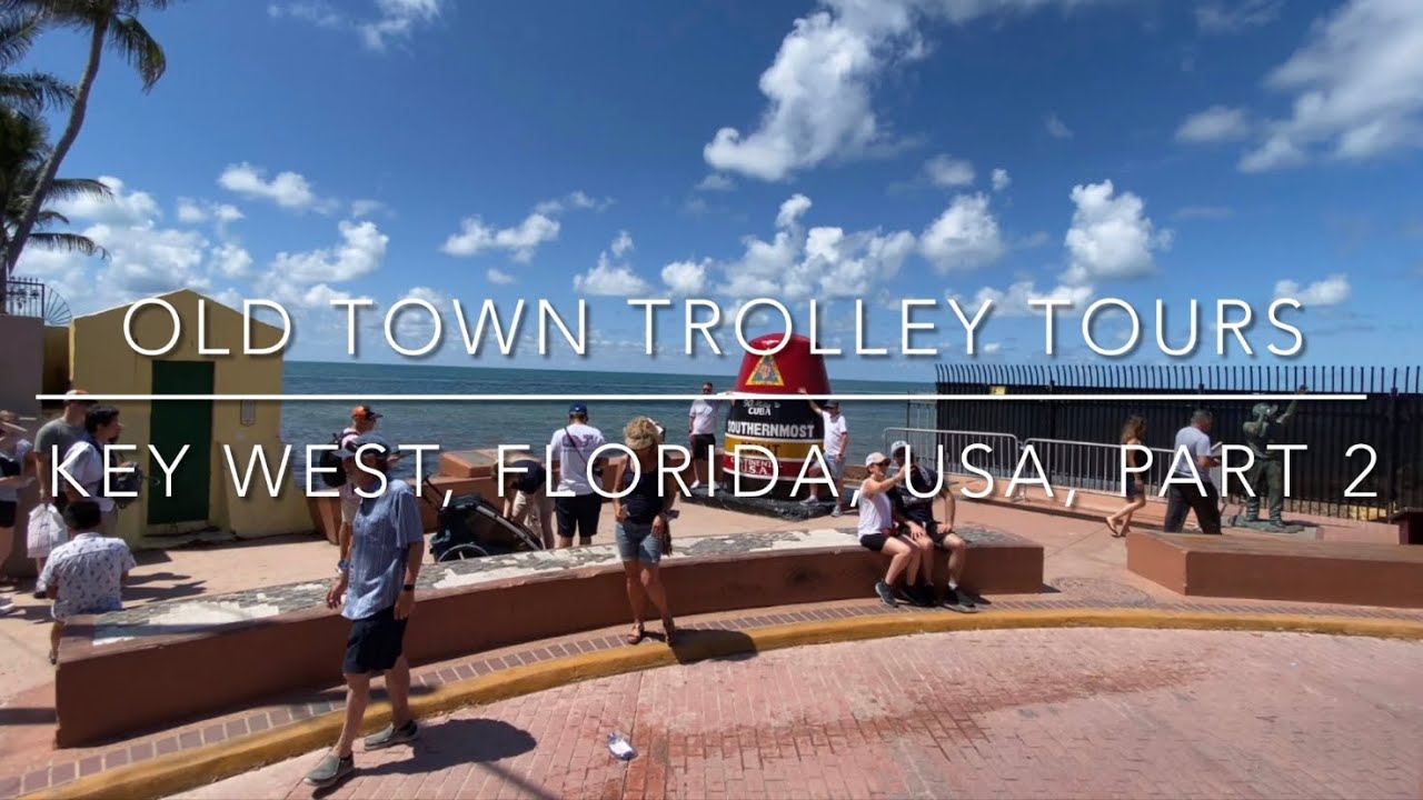 Old Town Trolley Tours, bus tour of Key West, Florida, USA 🇺🇸 Part 2 ...