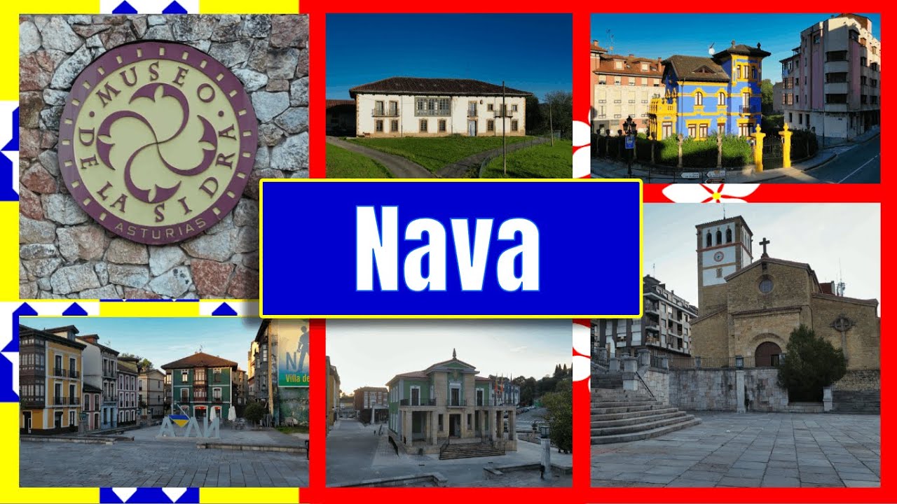 NAVA (ASTURIAS) A VISTA DE DRON [4K] - YouTube