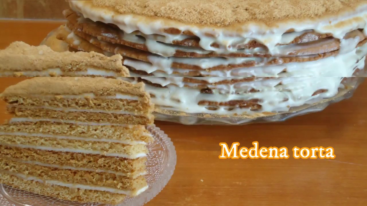 Medena torta/Medovik -Emiramis kuhinja - YouTube