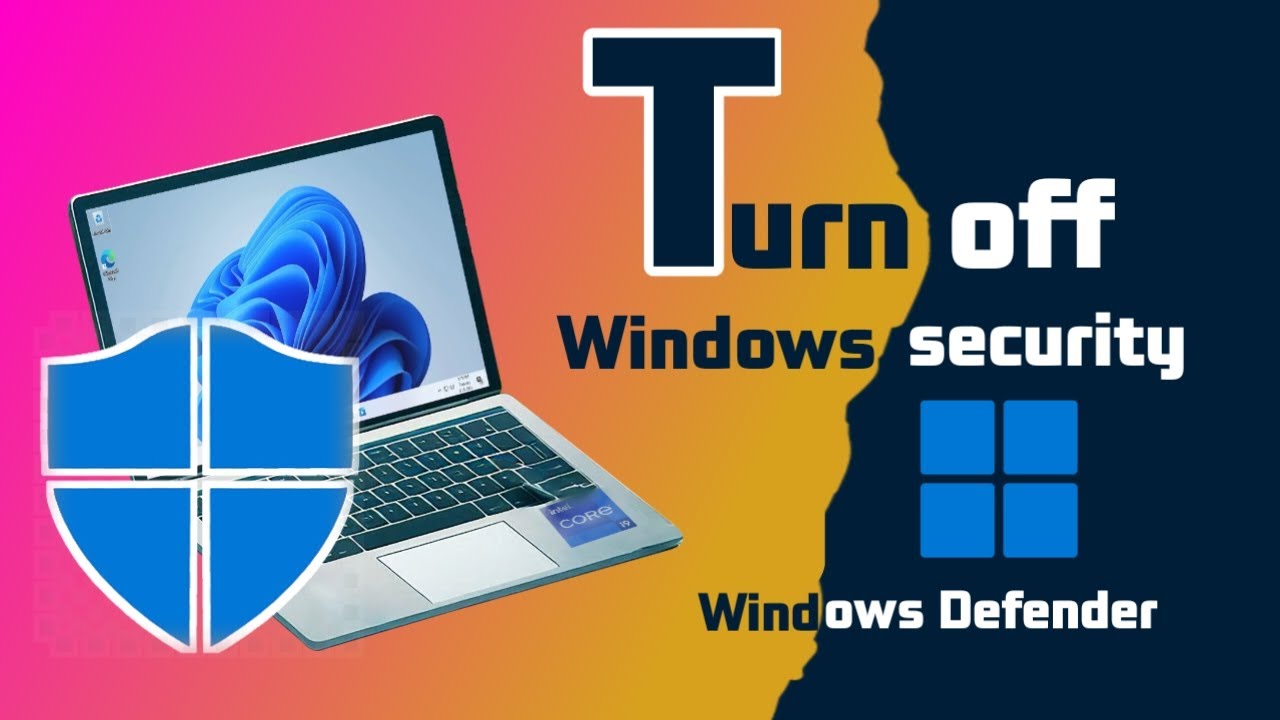 How to turn off Windows Security - Windows Defender - virus & threat ...