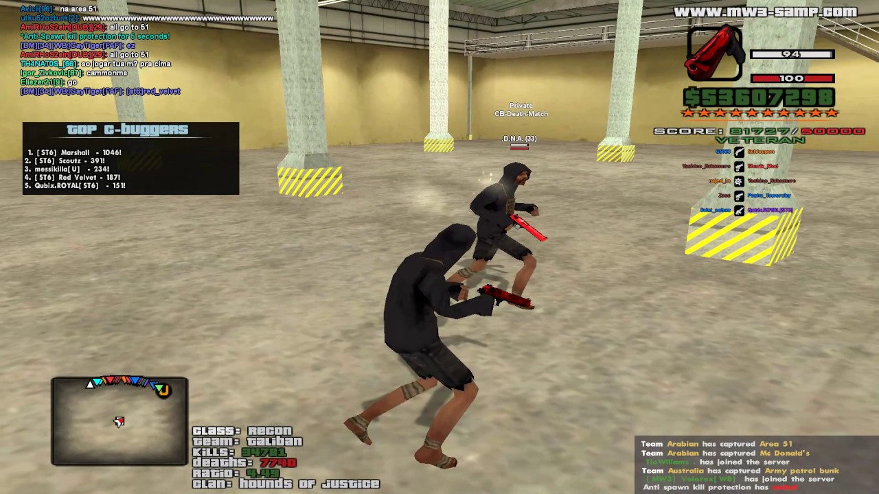 [ GTA-SA : SAMP : MW3 Server ] Someone duel 1v1 CBUG Duel zone.. - YouTube