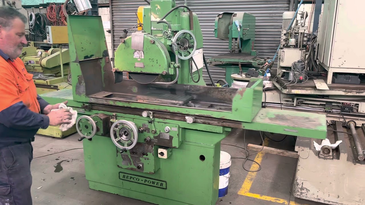 Repco Power surface grinder - YouTube