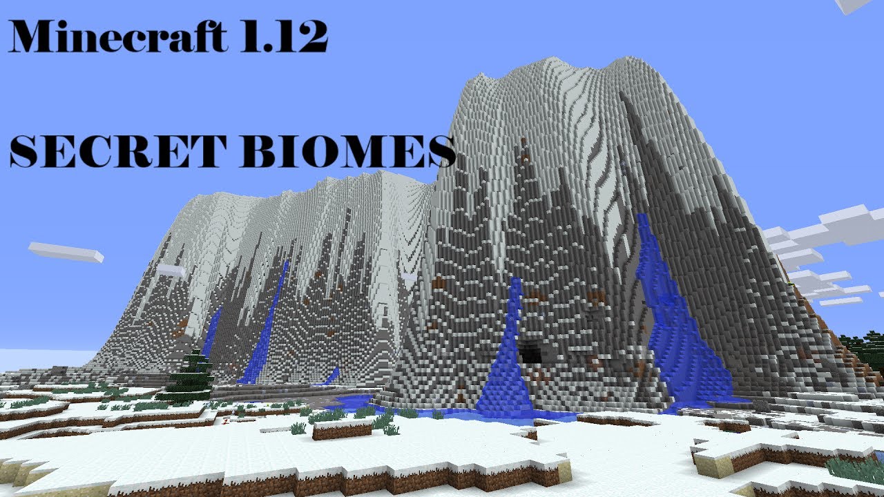 Minecraft 1.12 SECRET BIOMES!!!! - YouTube