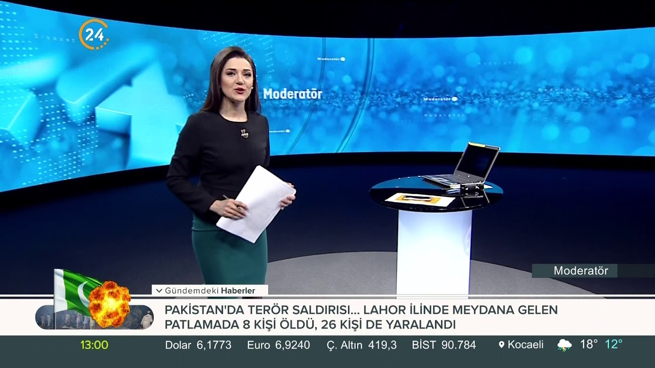 24 TV MODERATÖR HELİN ASLAN 08.05.2019 - YouTube