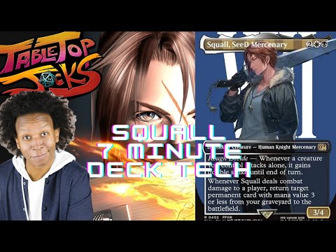 Squall, SeeD Mercenary 7 Minute Deck Tech 😎
