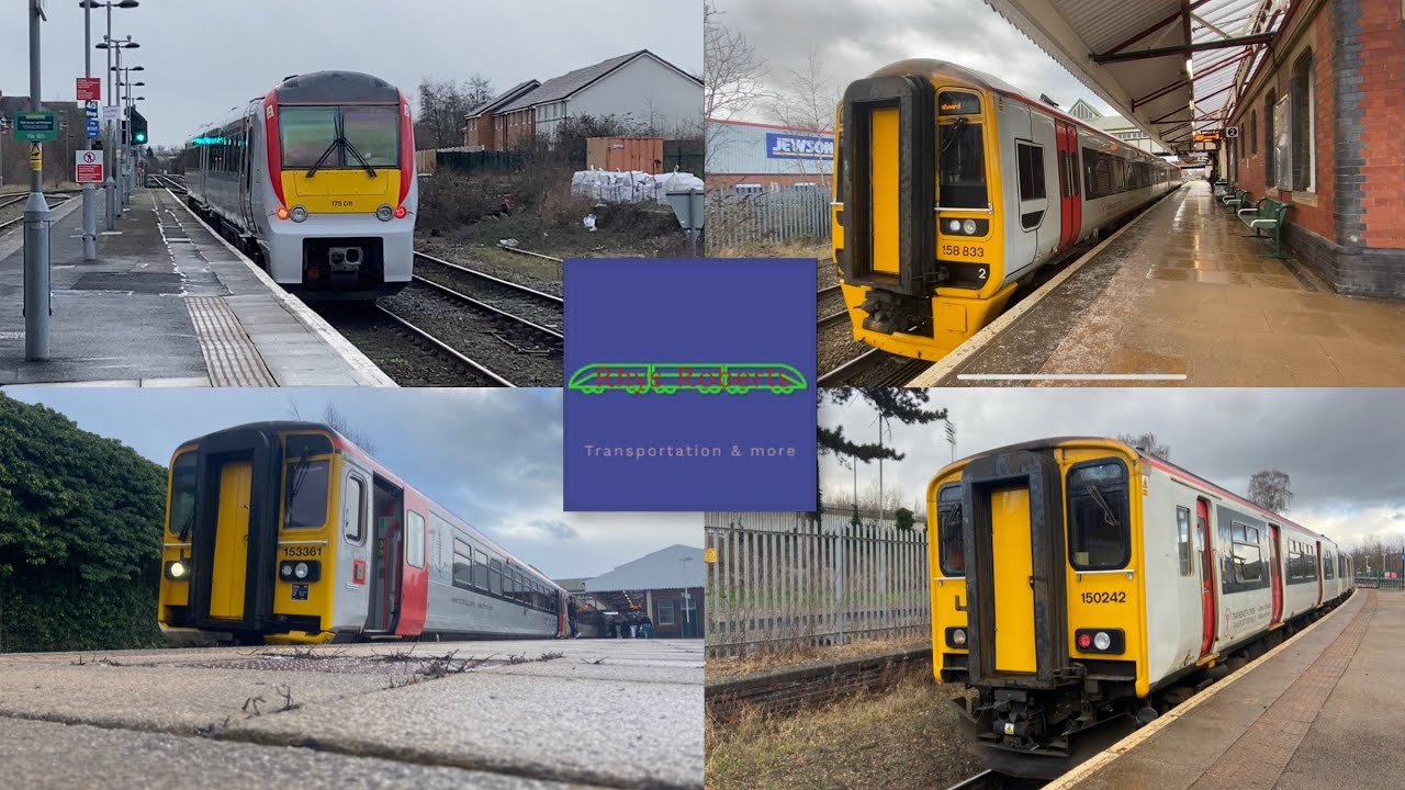Trains at Wrexham General - YouTube