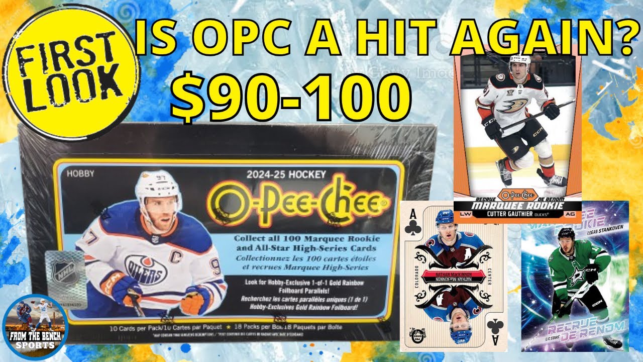 FIRST LOOK - IS 2024-25 O-PEE-CHEE HOBBY ANOTHER HIT THIS YEAR? TWO ...