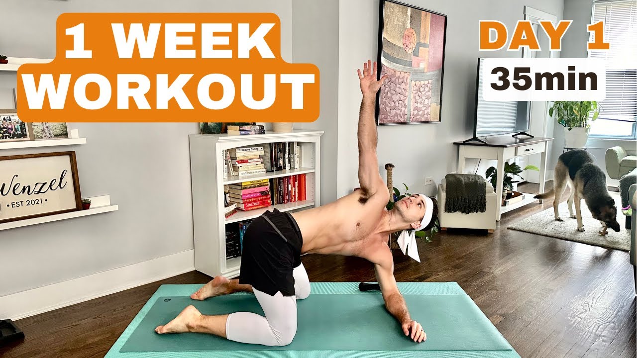 35 MIN FULL BODY WORKOUT | Day 1 (Series A) | Functional Strength - YouTube