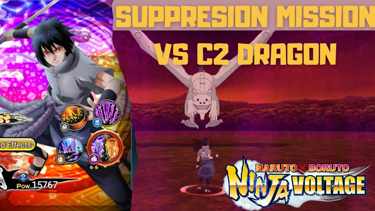 C2 DRAGON GIANT BOSS!!! | SUPPRESION MISSION | DEIDARA C2 DRAGON | NxB ...