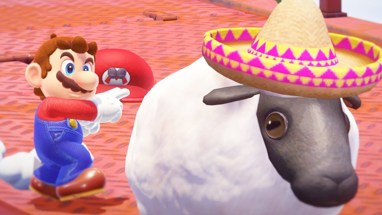 Mario Smacks Some Sheep - YouTube
