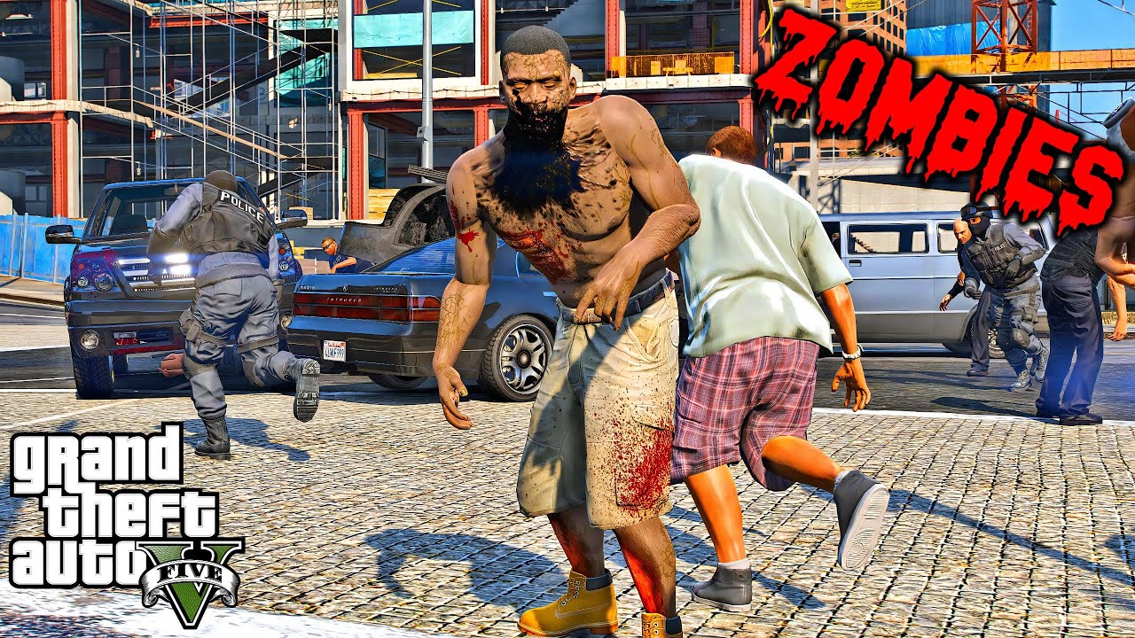 GTA 5 - FRANKLIN Becomes A ZOMBIE || Part 13 || GTA 5 MODS - YouTube