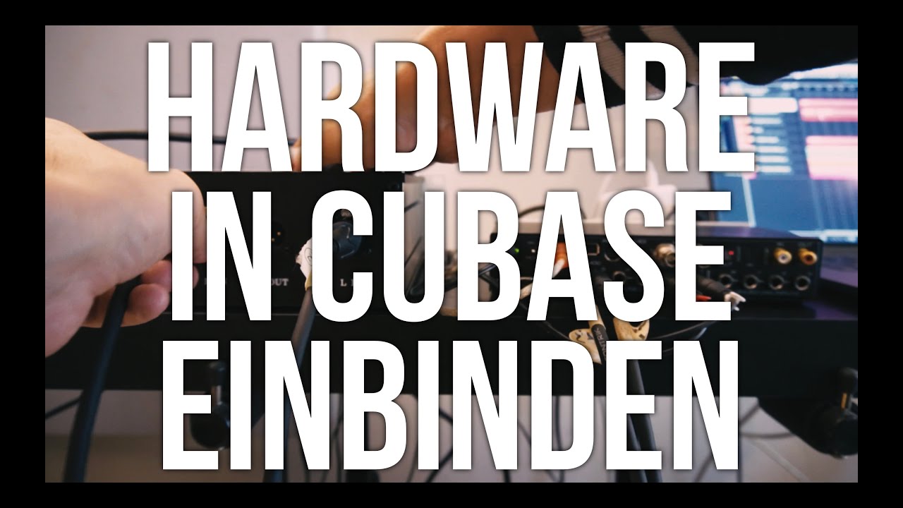 Hardware in Cubase einbinden - YouTube