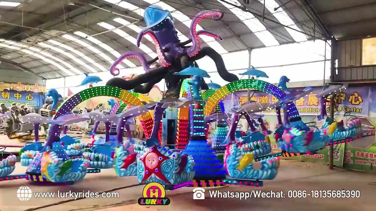Jitterbug Swing Ride | Amusement Park Rides Manufacturer - YouTube