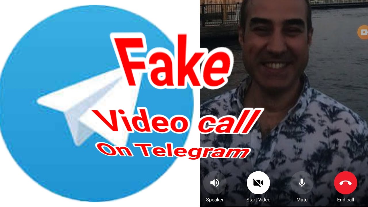 How to make fake videos call on Telegram. - YouTube