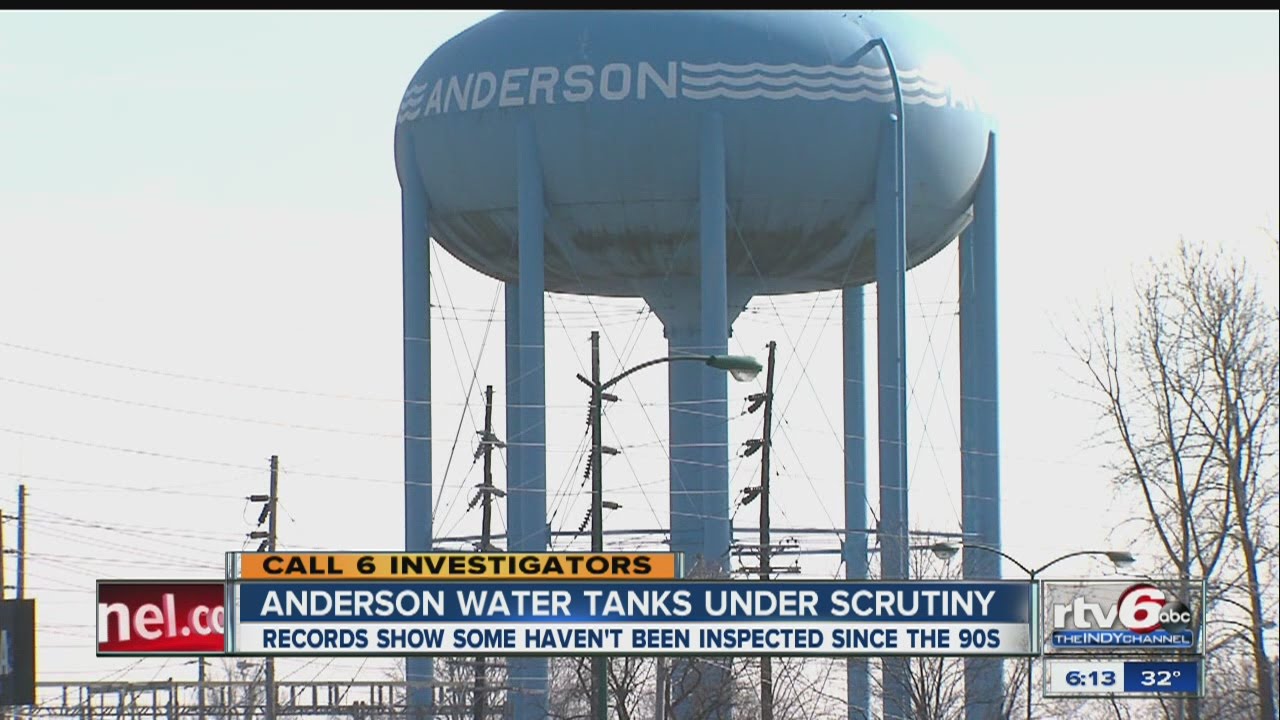3 Anderson water tanks not inspected since 90s - YouTube