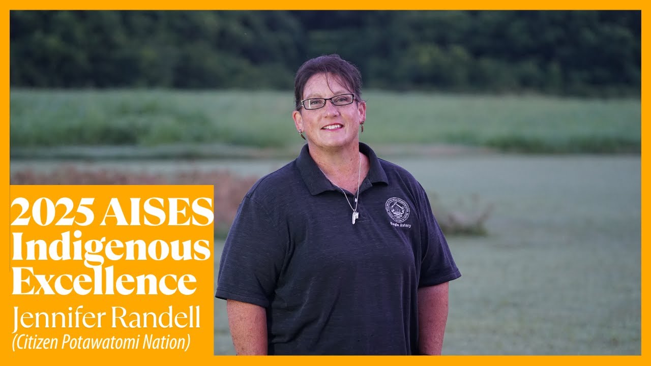 Jennifer Randell - 2025 AISES Indigenous Excellence Award - YouTube