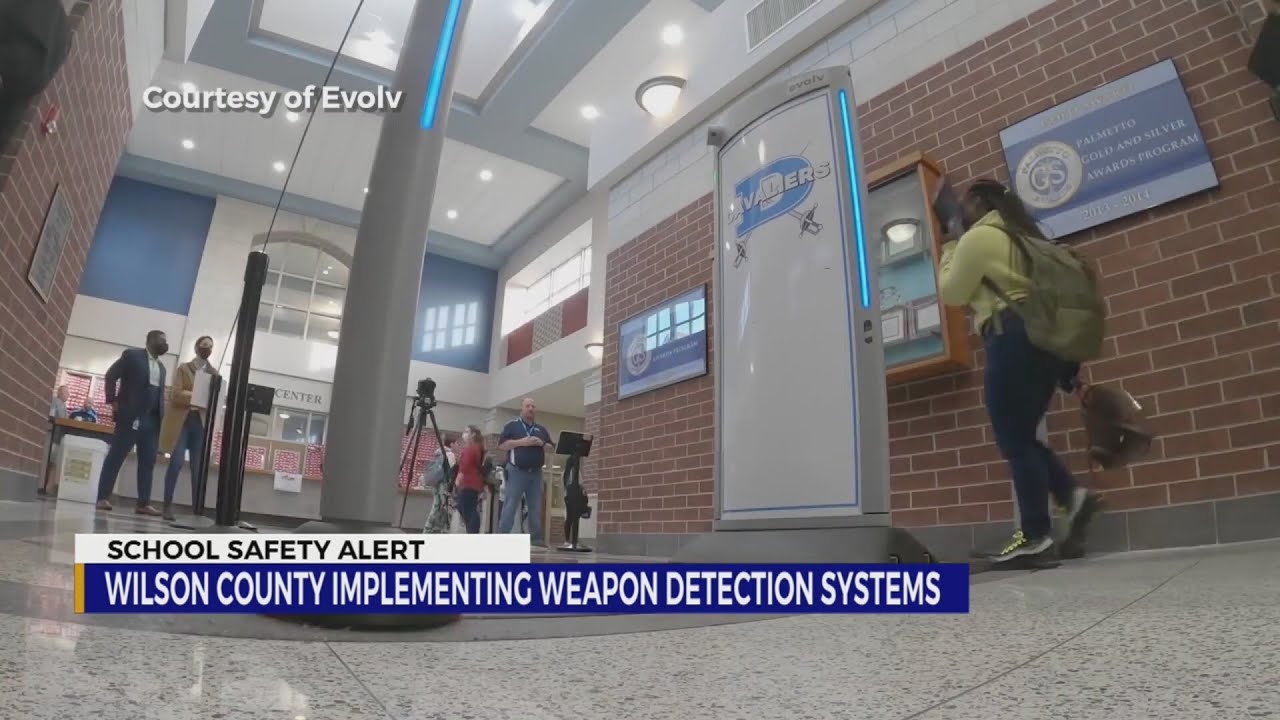 Wilson County high schools implementing weapon detection systems - YouTube
