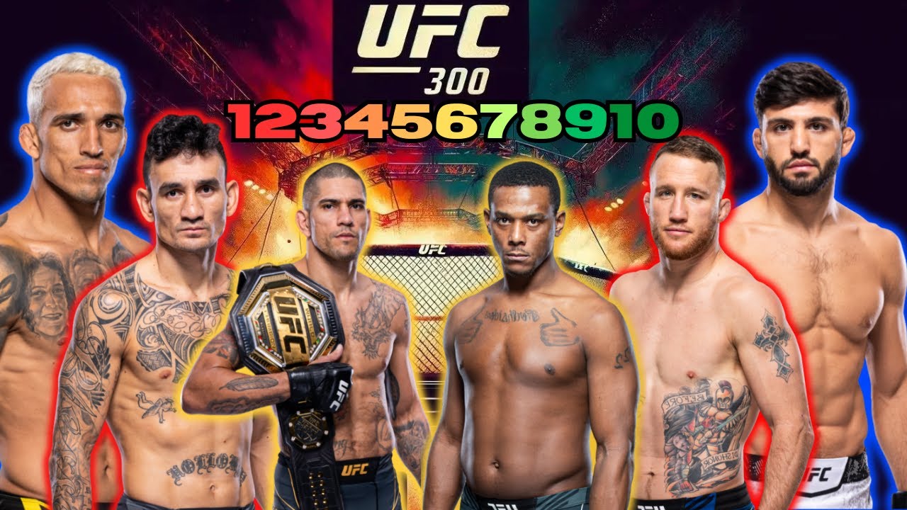 Ranking EVERY UFC 300 Bout! - YouTube
