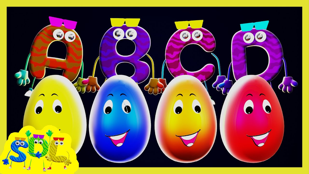 Learning Colors ABCs | Eggs Surprise Aphabet Song - SDL Kids Tv - YouTube