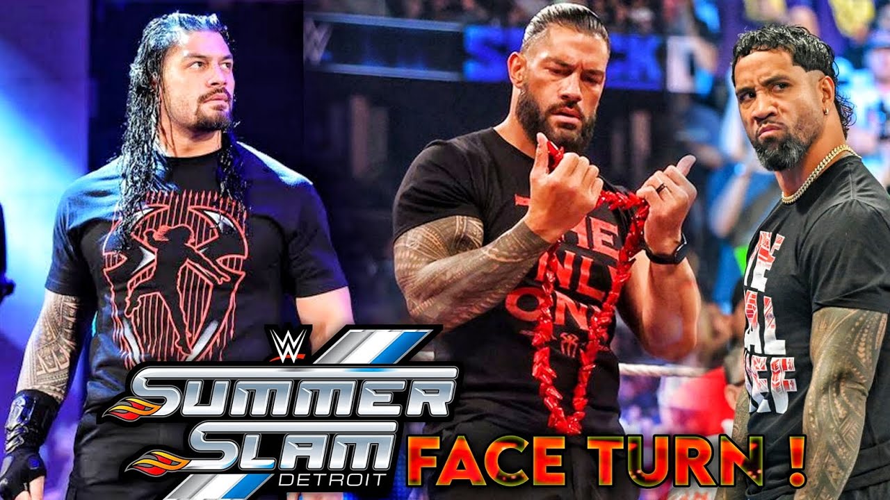 Roman Reigns Big Dog Face Turn at WWE SummerSlam, Roman Reigns Face ...