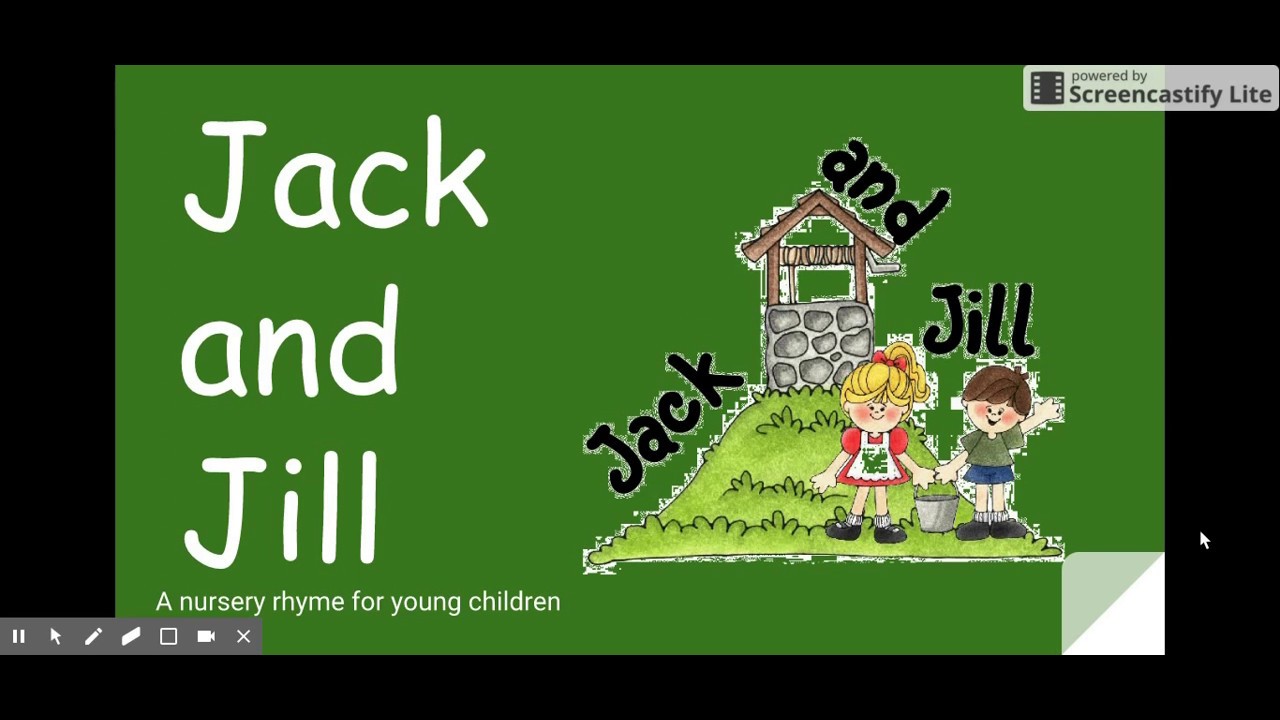 Jack and Jill, a traditional nursery rhyme for kids - YouTube
