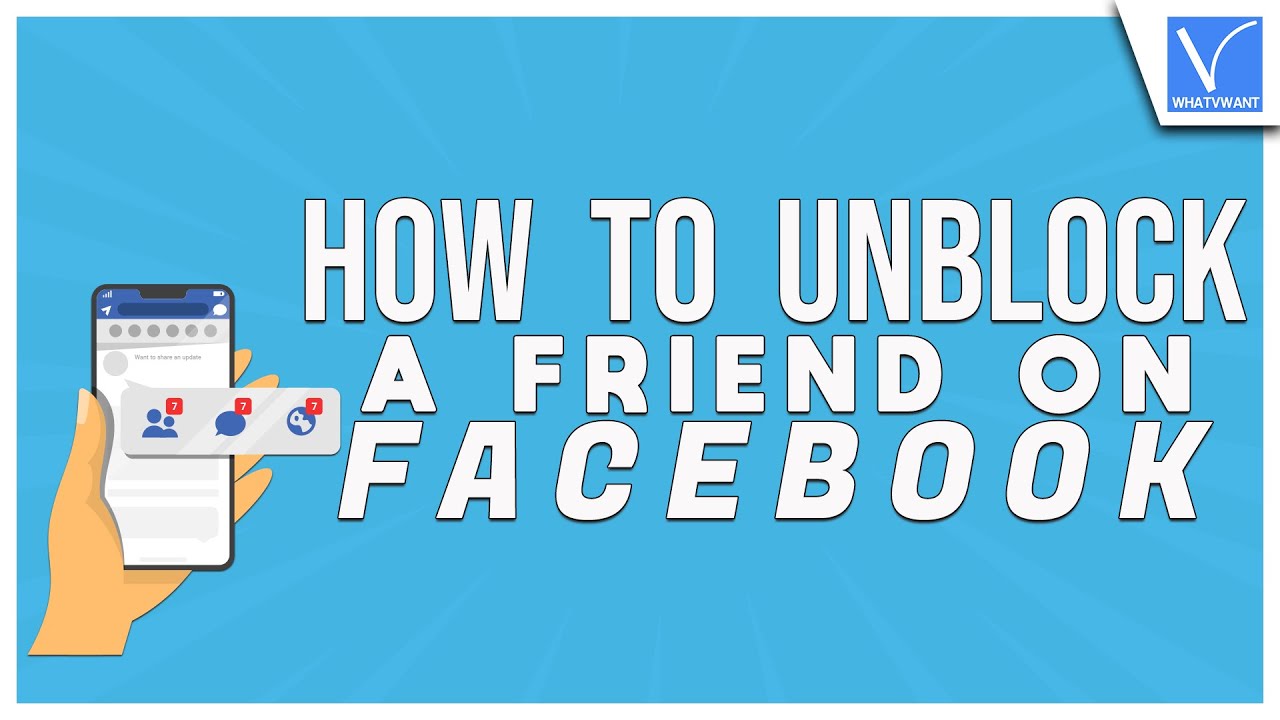 How to unblock a friend on Facebook - YouTube
