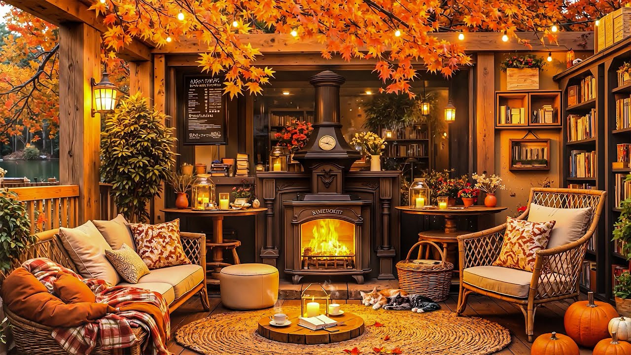 September Jazz 🍂 Smooth Jazz Instrumental Music for Good Mood 🍂 Cozy ...