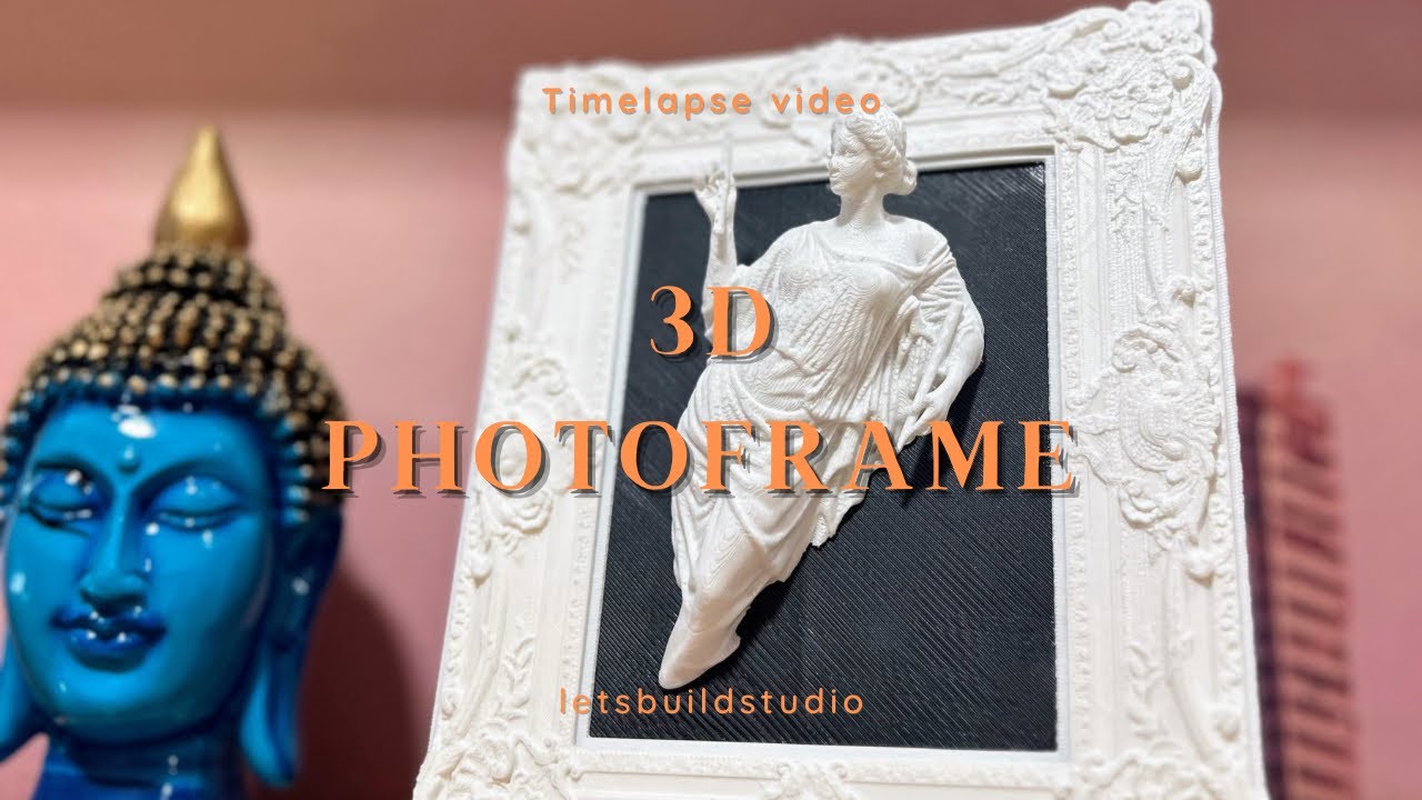 Timelapse video - 3D printing - 3D Photo frame and Sculpture by Lets ...